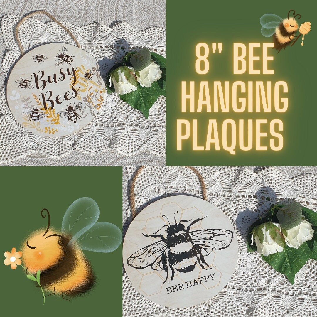 BEE PLAQUES - Etsy