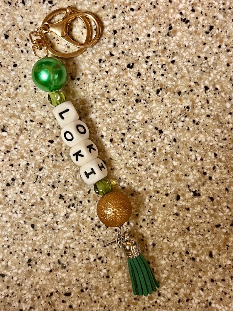 Loki Themed Keychain and Pen - Etsy