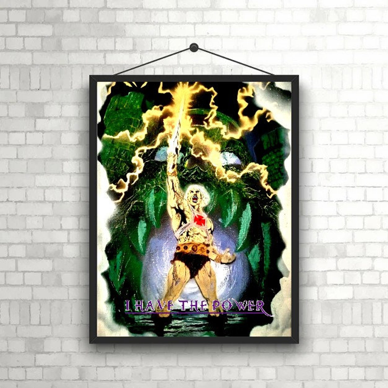 He-man Poster Gloss Print - Etsy