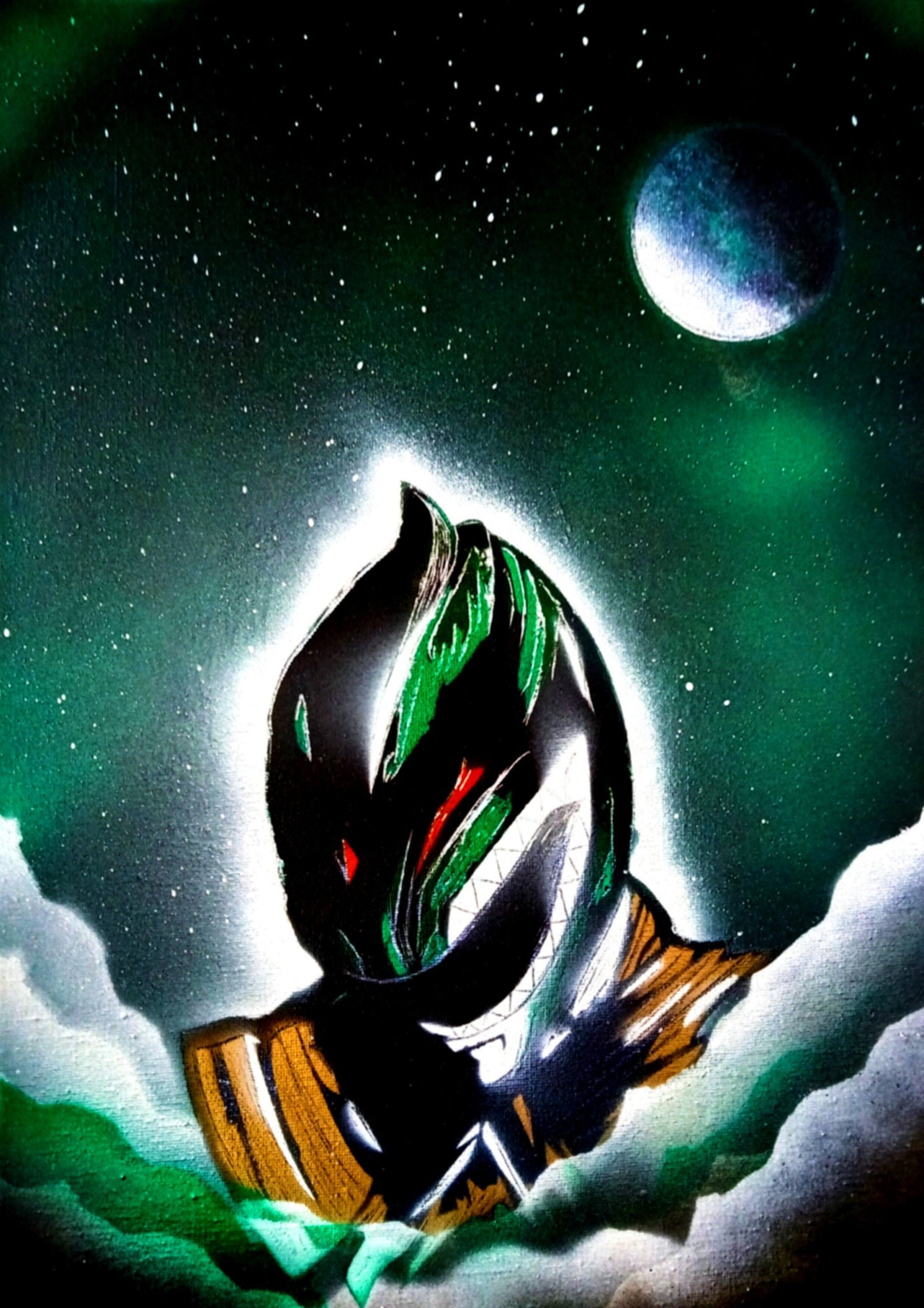 Power Rangers Green Ranger Gloss Print - Etsy