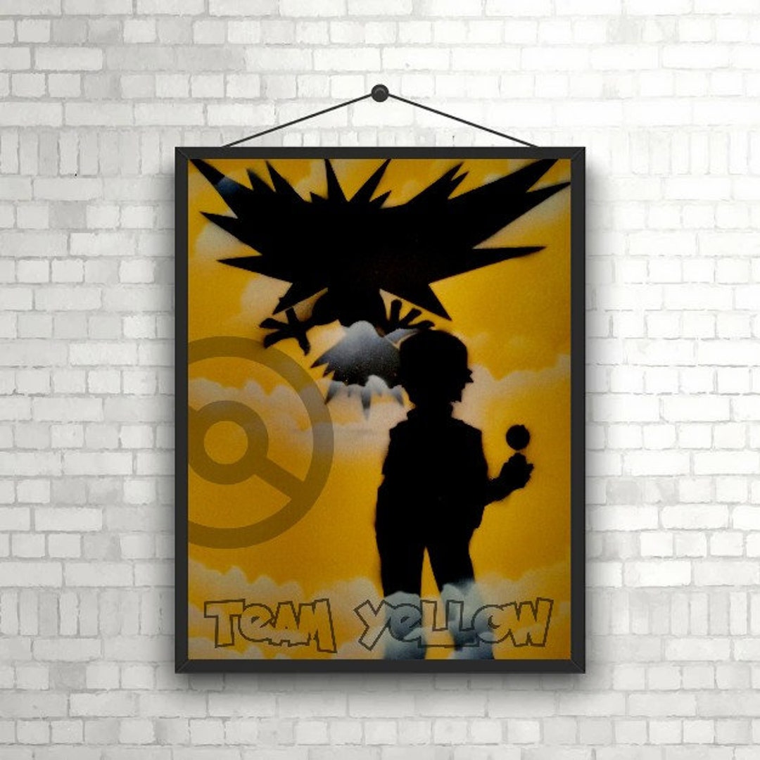 Zapdos & Trainer Poster Gloss Print - Etsy