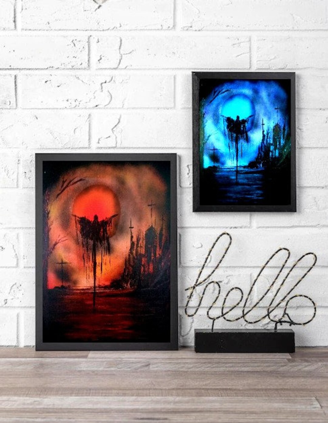 Hell Wraith Artwork Gloss Print - Etsy