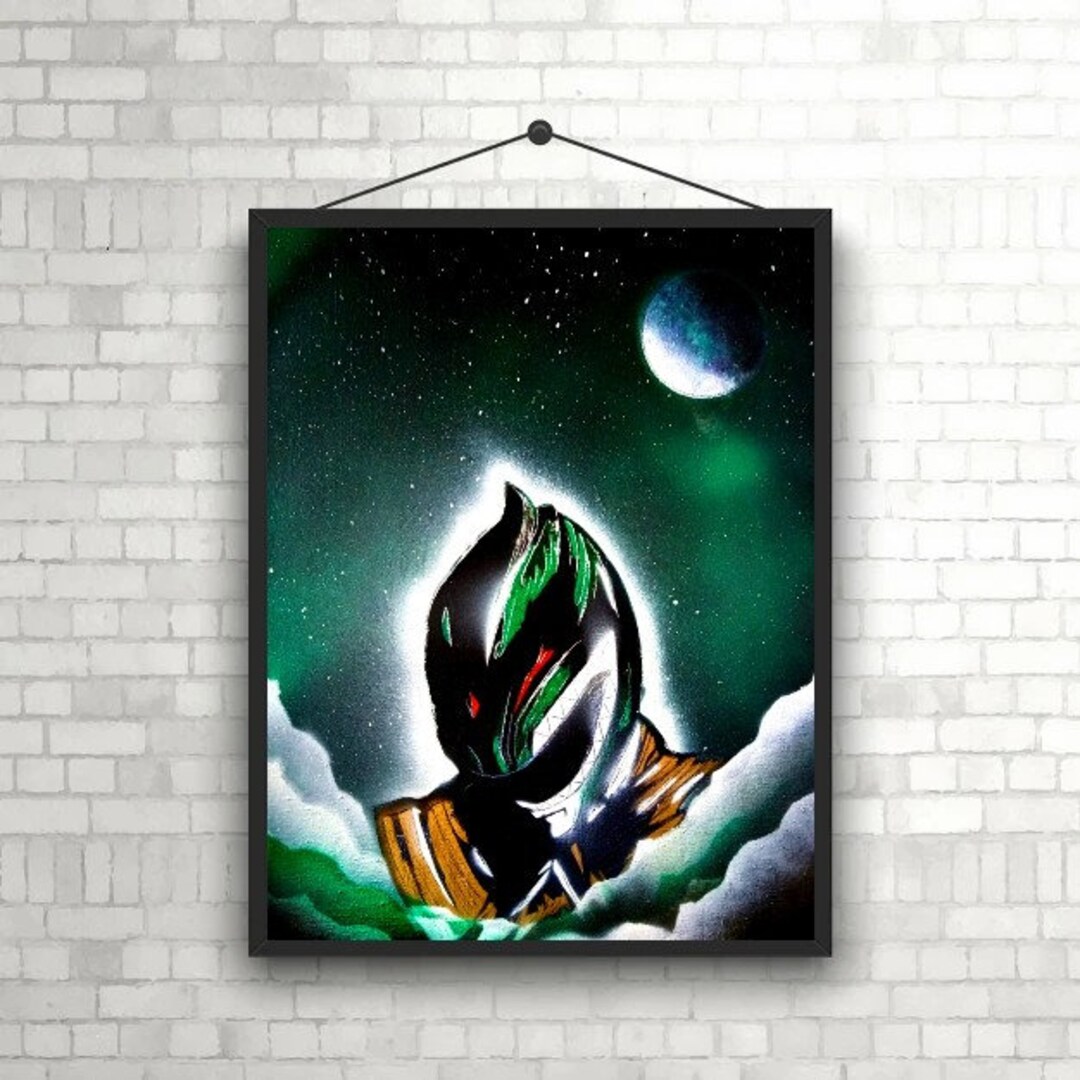 Power Rangers Green Ranger Gloss Print - Etsy