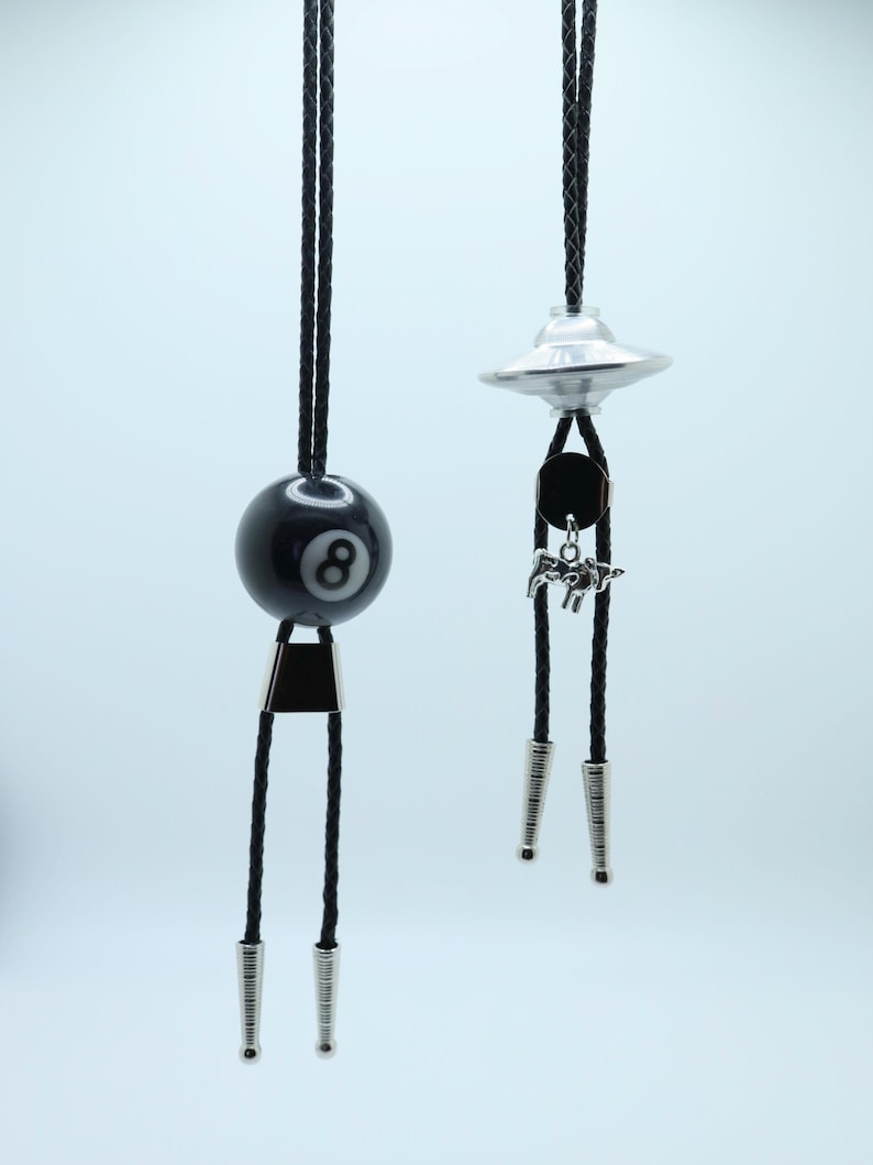 Alien Abduction UFO Bolo Tie, Handmade Aluminum Western Wear - Etsy