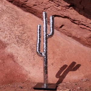 Large Disco Cactus Sculpture: Western Festival Decor - Etsy