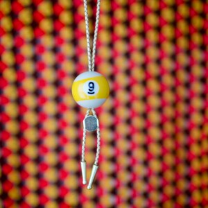Billiard Ball Bolo Tie / Lucky Strike Bolo Tie / Pool Bolo Tie - Etsy