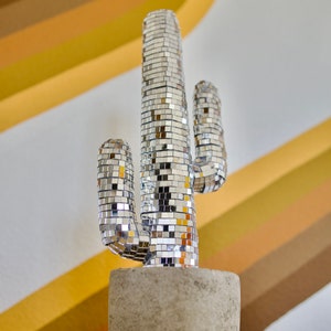 Disco Cactus / Western Disco Cacti Decor / Funky Cactus Art - Etsy
