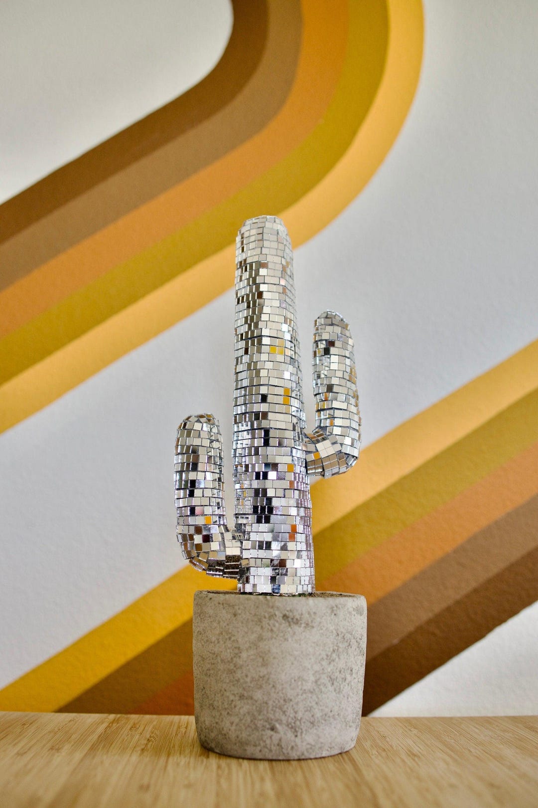 Disco Cactus / Western Disco Cacti Decor / Funky Cactus Art - Etsy