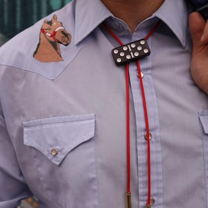 Domino Bolo Tie: Kitsch Western Style - Etsy