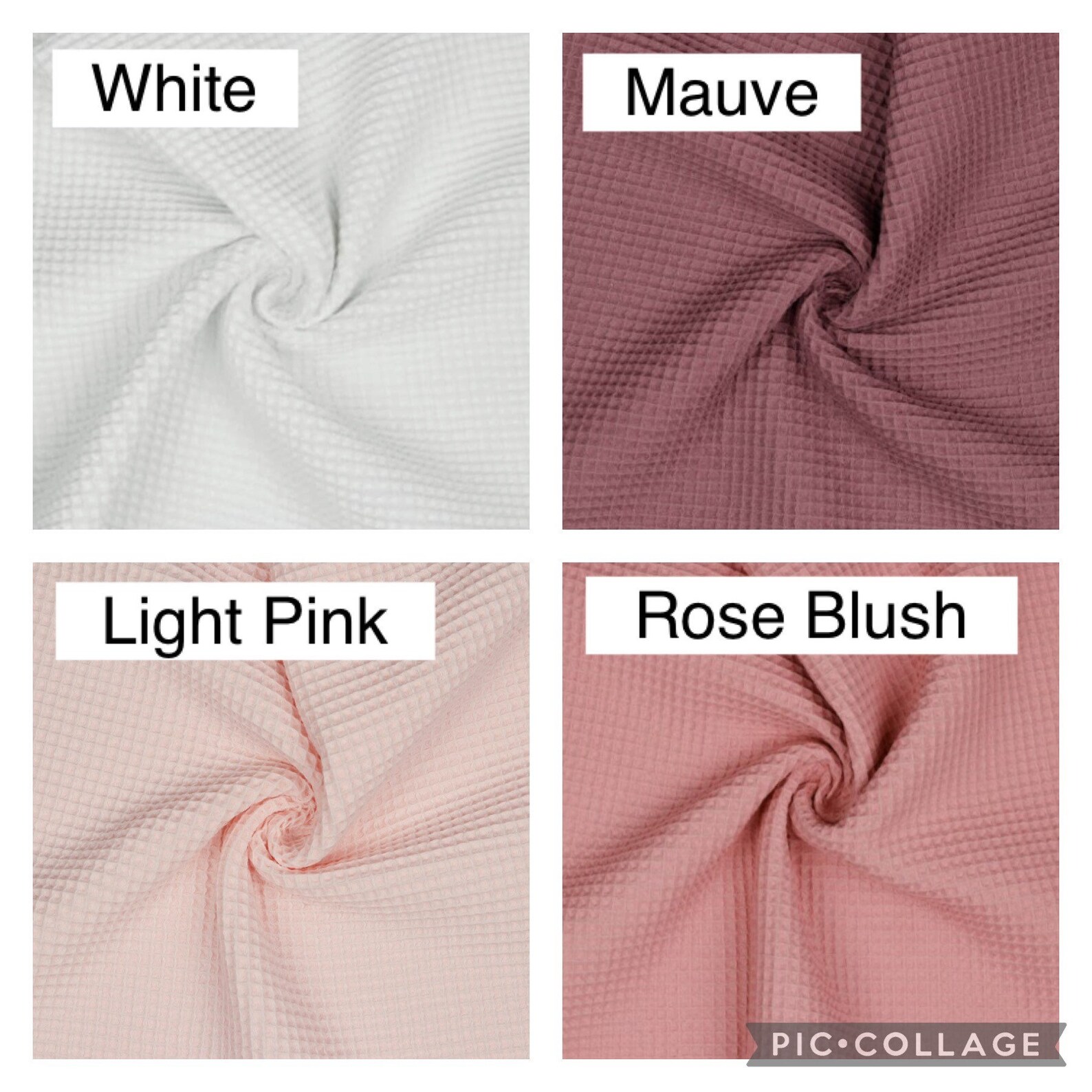 THE MUSLIN DIDDY - 50 X 60cm Waffle Blanket Backed With Speckled Double ...