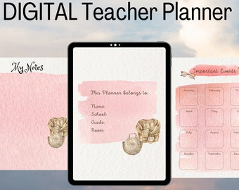 Digital Teacher Planner - Etsy