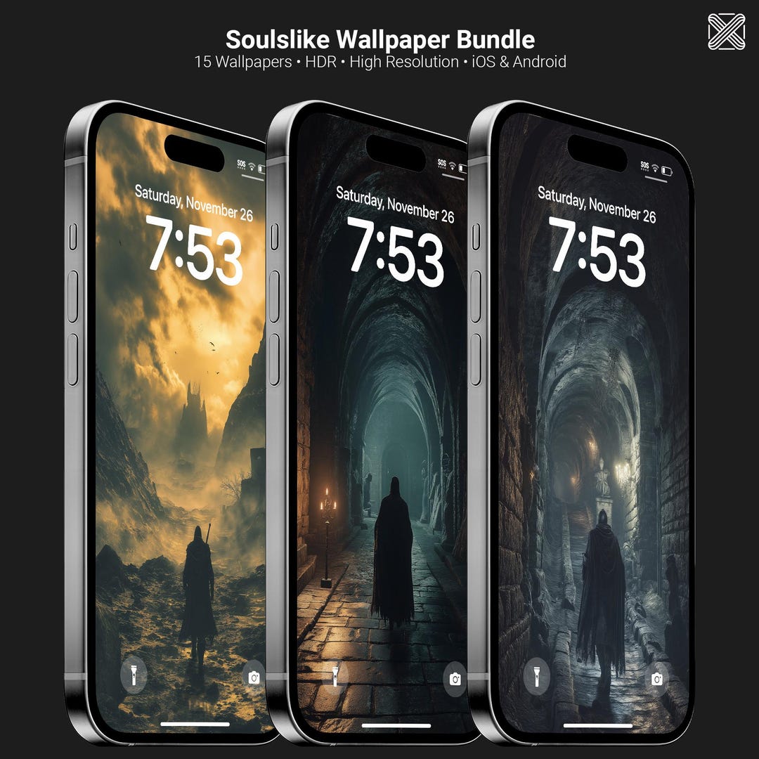 Soulslike Wallpaper Bundle – 15 High-resolution iPhone & Android ...