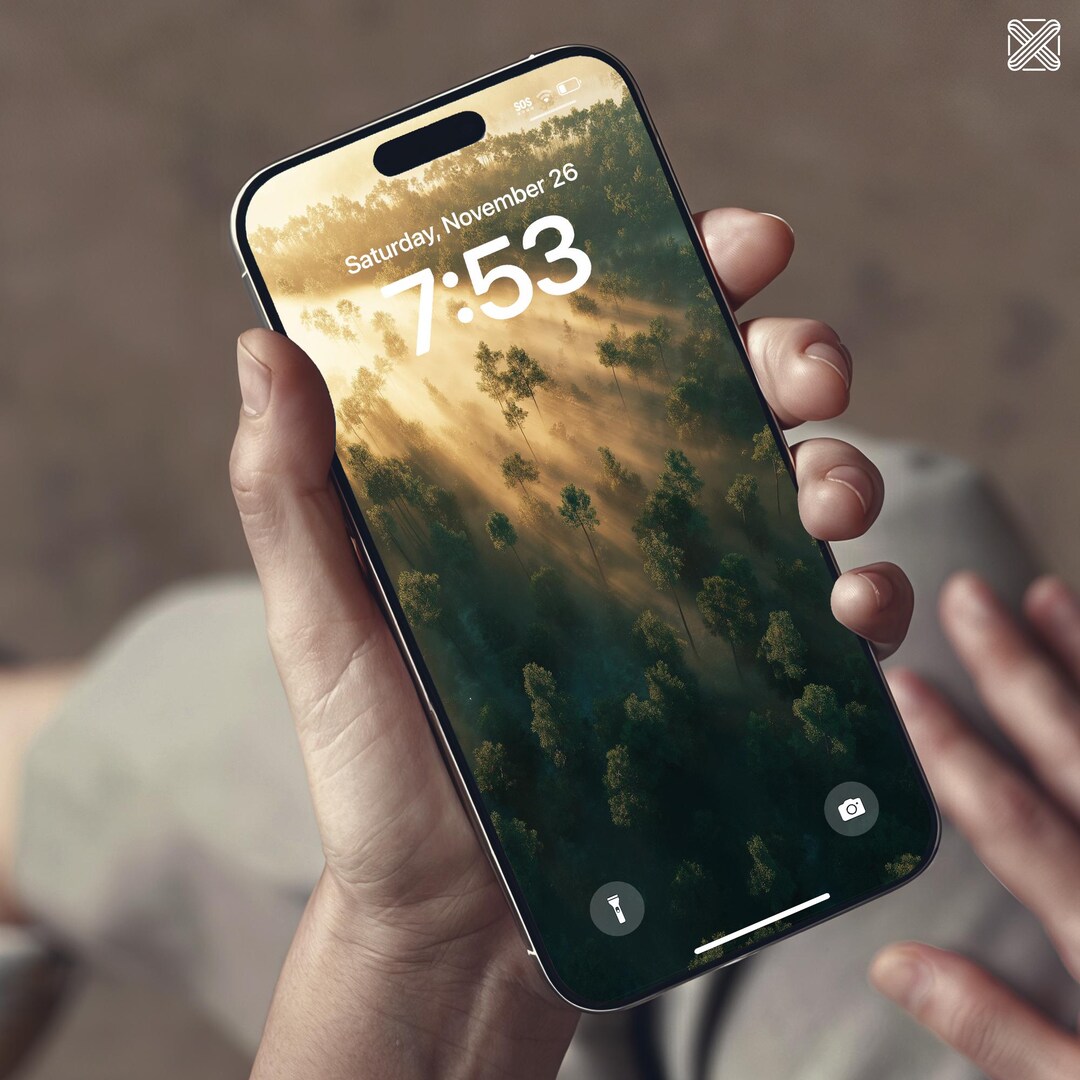 Nature HD Wallpaper for Ios and Android, Forest Trees Smartphone ...