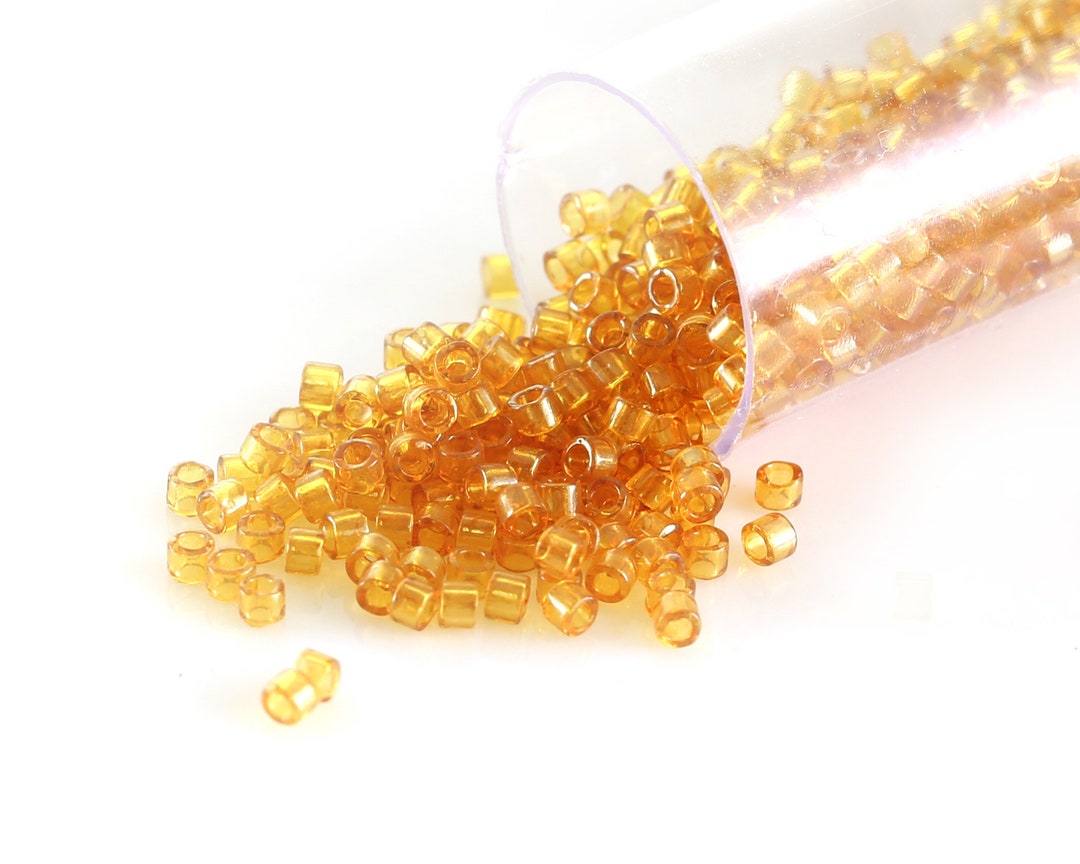 Miyuki Delica Transparent Honey Luster DB0119 11/0 Seed Bead / 7.6 ...
