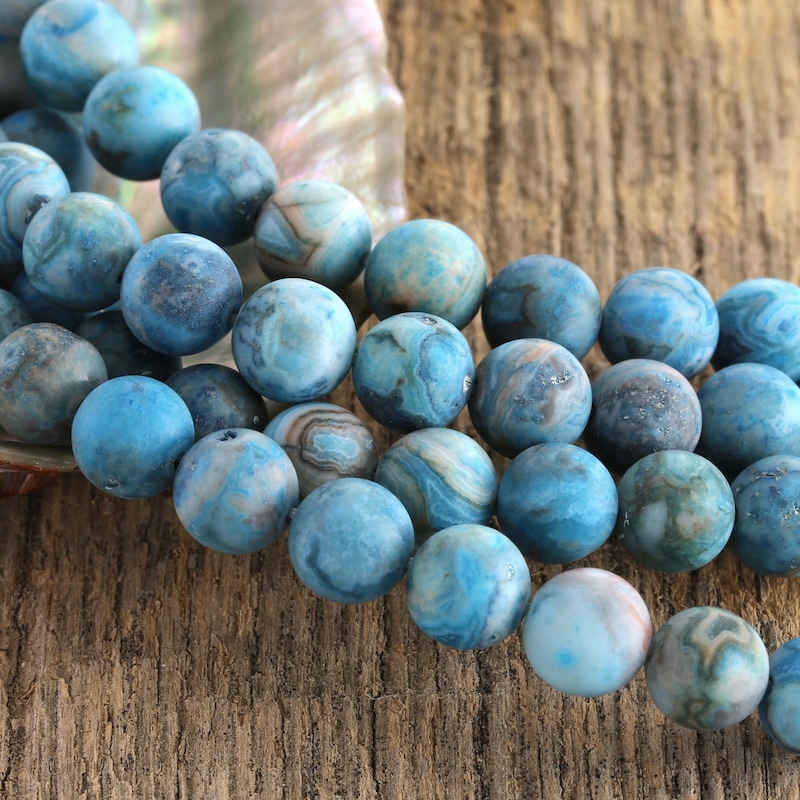 Larimar Agate Beads - Etsy