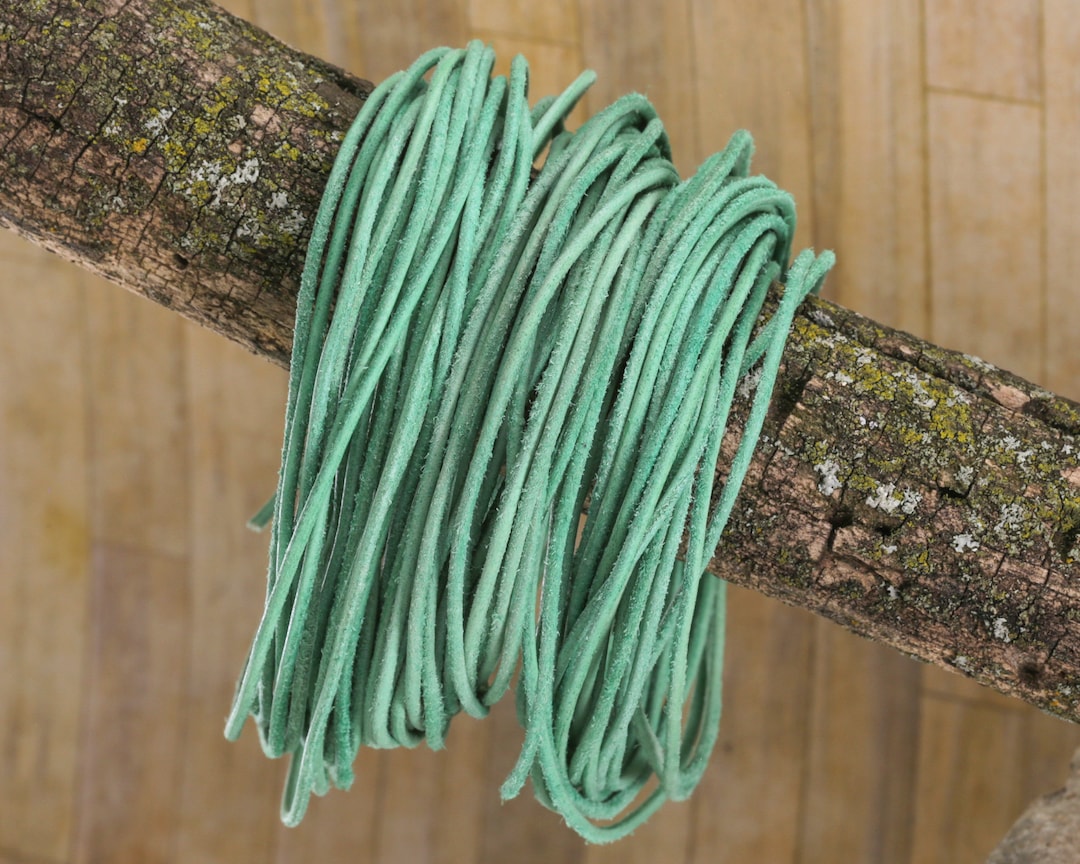 Antique Turquoise Round Suede Cord, 1.5 or 2mm Thickness - Etsy