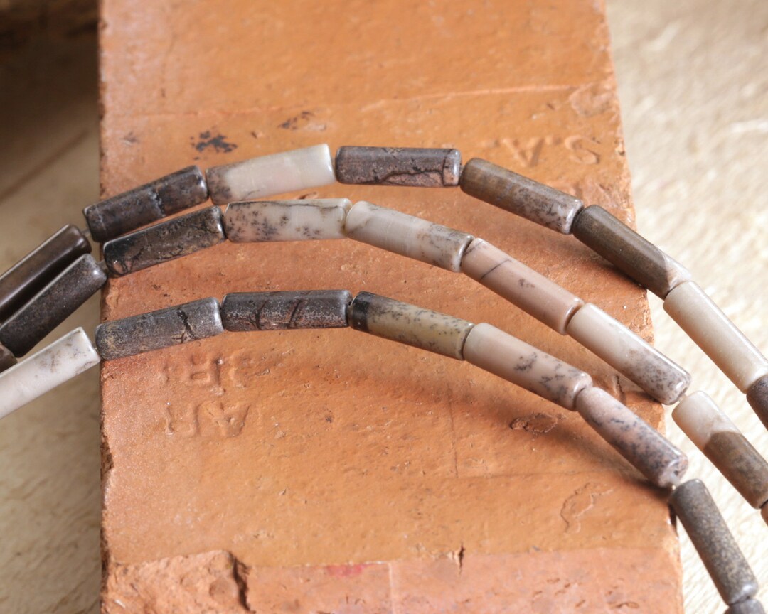 Artistic Stone Tube 14x4mm Beads - Etsy