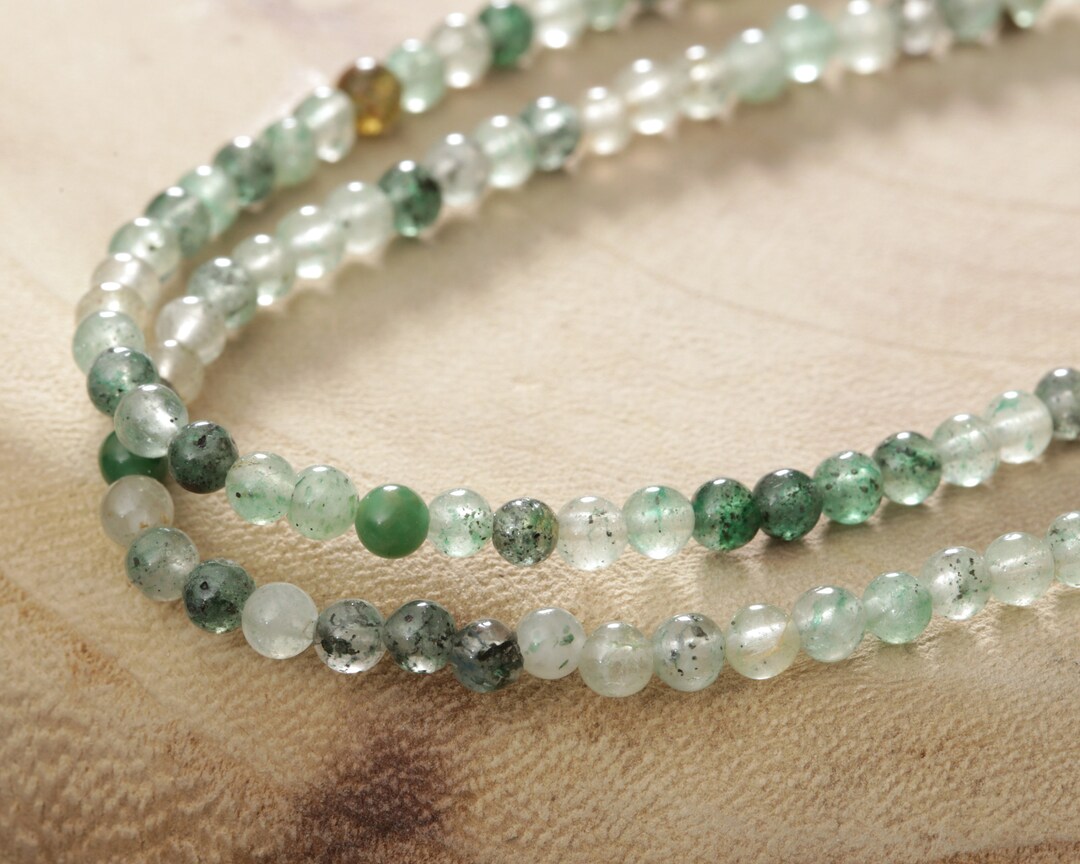 Blue Green Quartz Round 4mm Beads - Etsy
