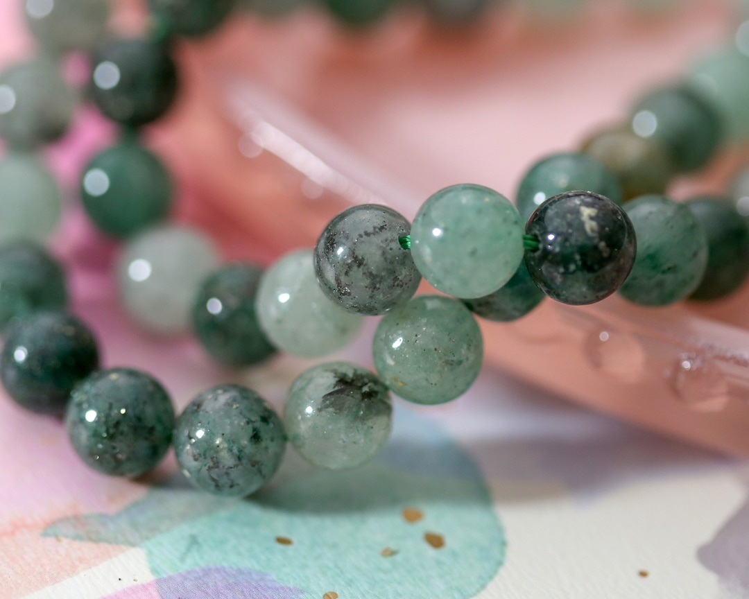 Blue Green Quartz Round 8mm Beads - Etsy