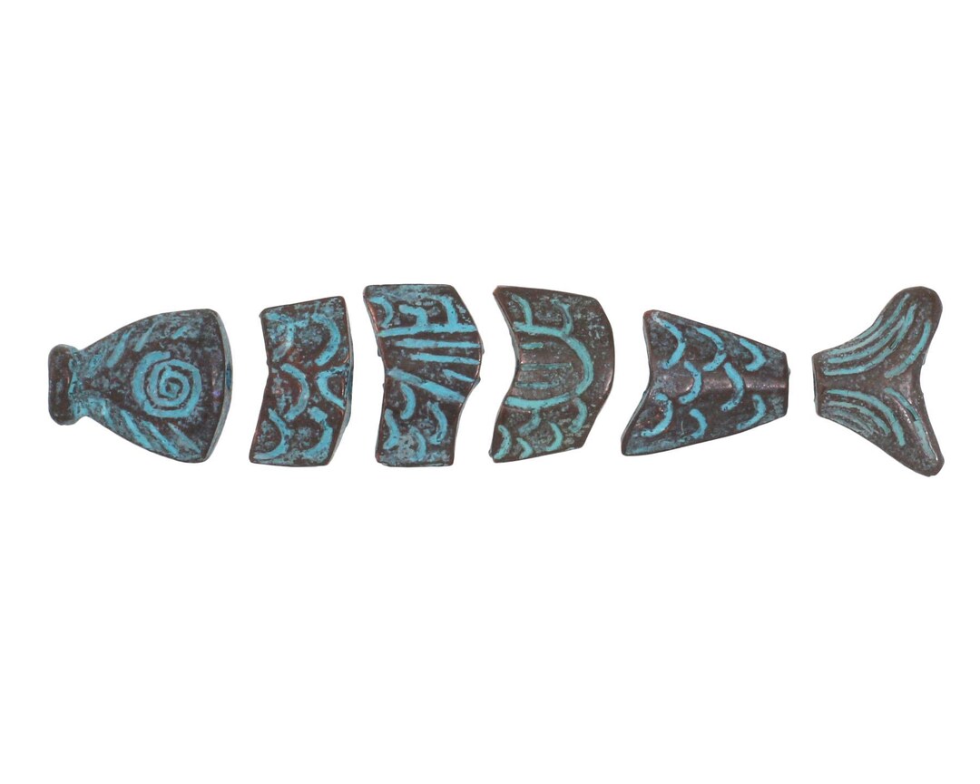 Mykonos Copper (plated) Patina Worry Fish 80mm - Etsy