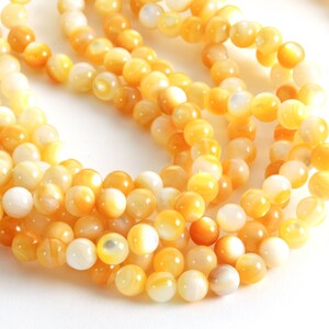 Gold Lip Shell Round 6mm Beads - Etsy