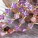 Purple Phantom Quartz (auralite-23) Faceted Bicone 6mm Beads - Etsy