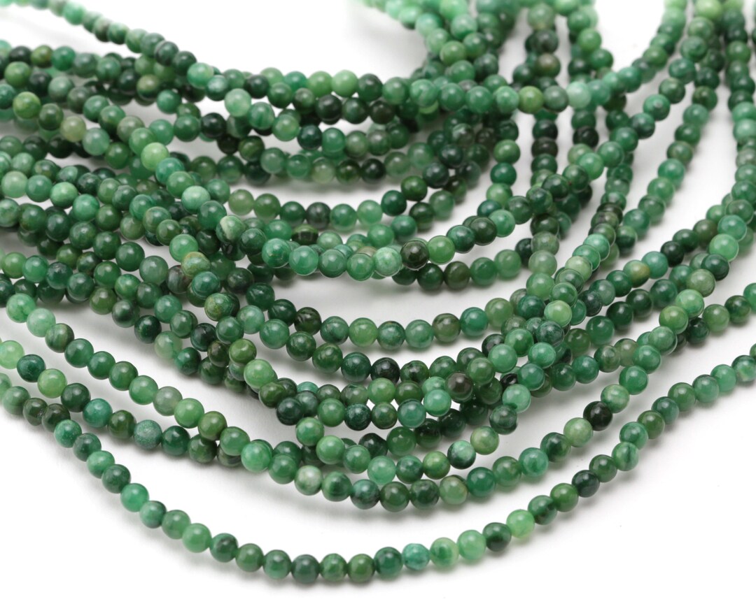 Verdite Round 4mm Beads - Etsy