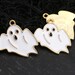 Ghost Halloween Enamel Charm 23x25mm - Etsy