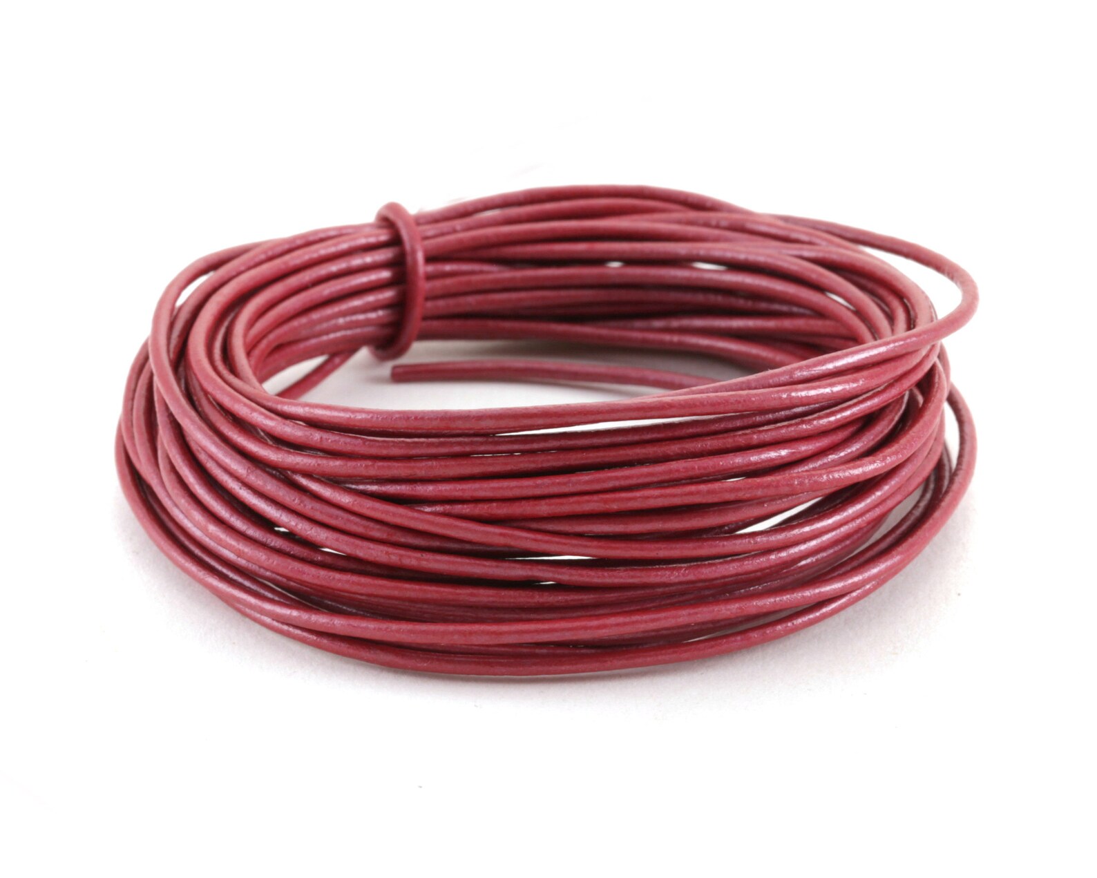 Metallic Corrida Red Round Leather Cord, 1.5mm or 2mm Thickness - Etsy