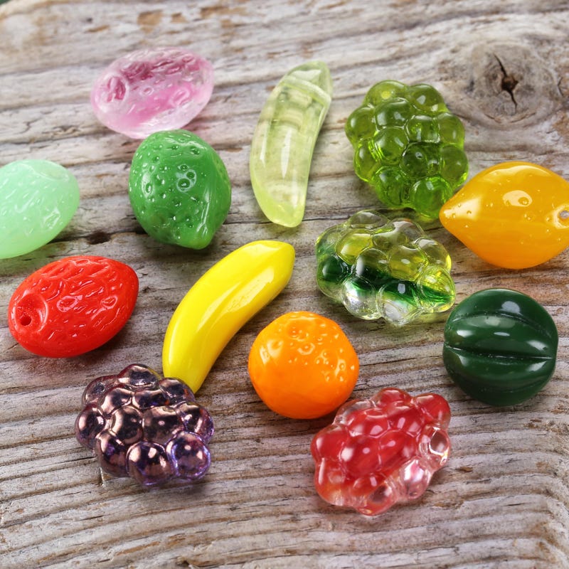 Fruit Beads - Etsy