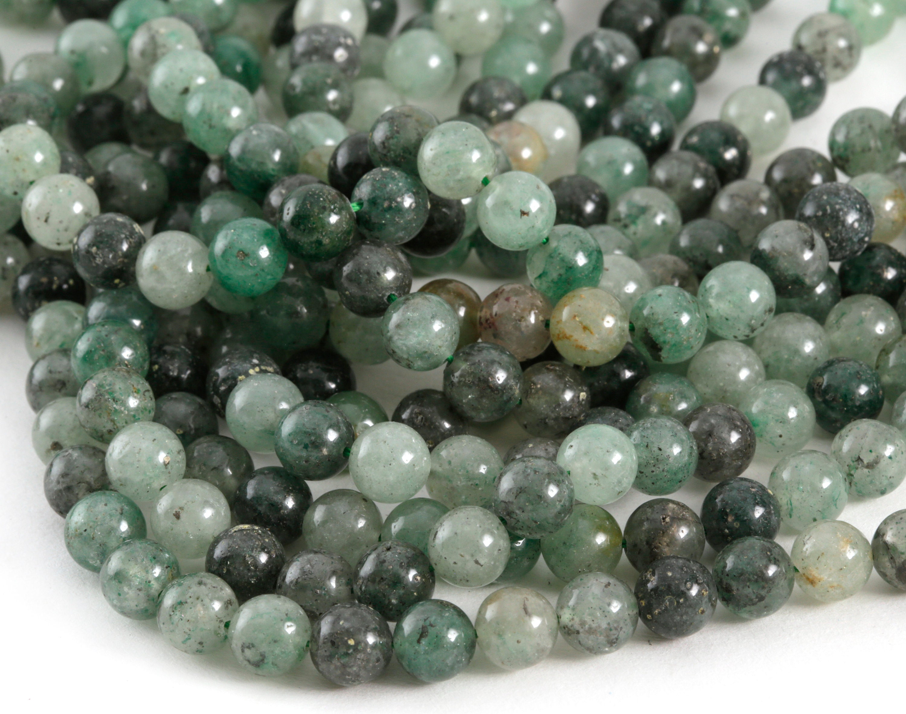 Blue Green Quartz Round 8mm Beads - Etsy