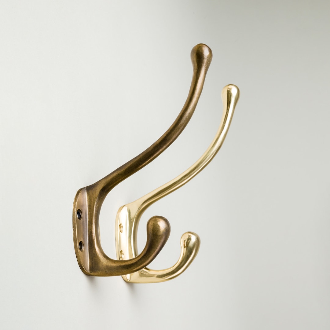 Streamlined Brass Hook - Sleek and Functional Wall Decor for Modern ...