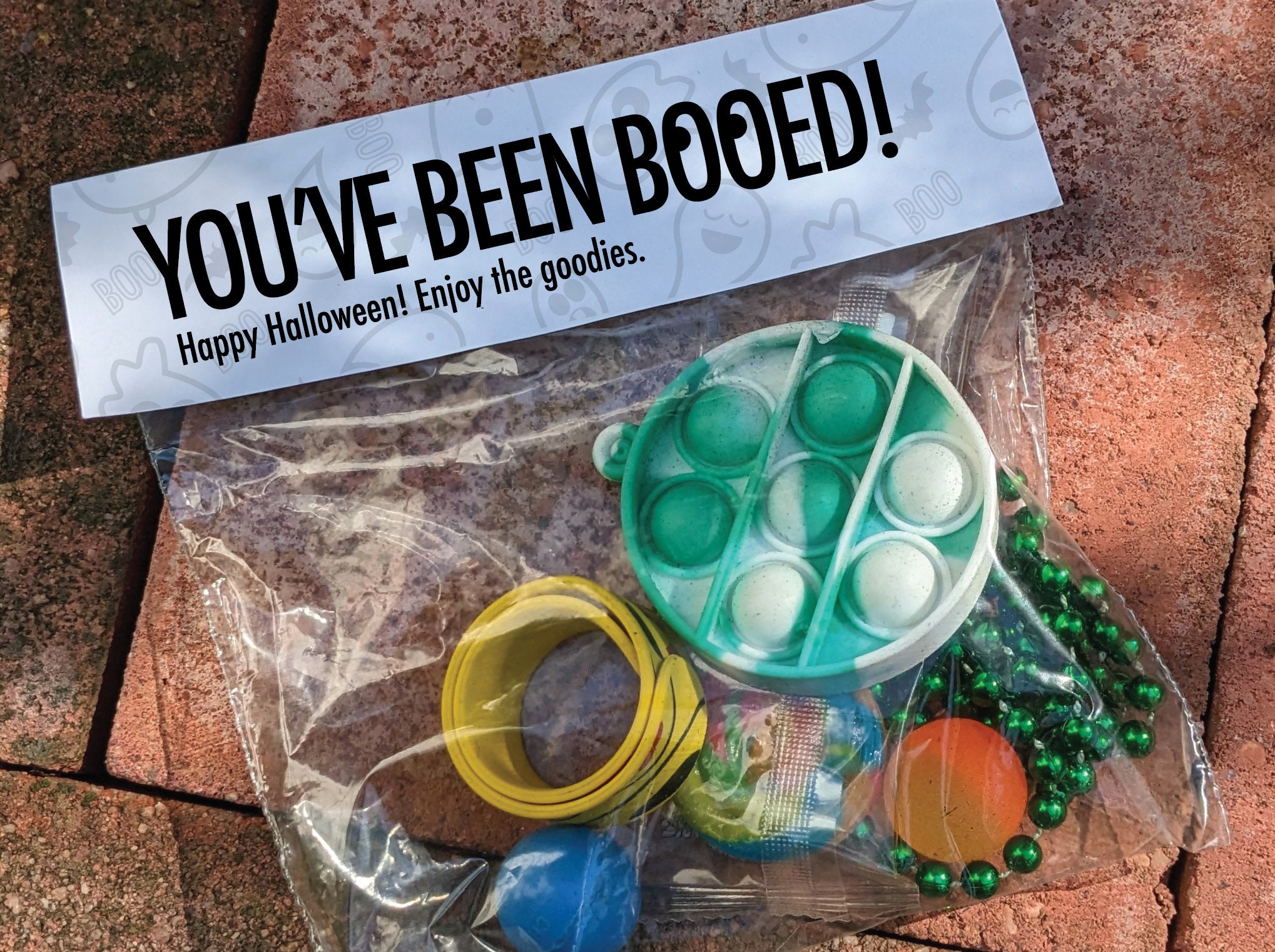 PRINTABLE Boo Bag Digital Files Cute Ghost Printables for - Etsy