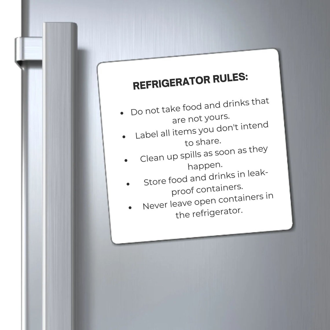 Custom Text Sign, Fridge Magnet Sign, Personalized Photo Magnet, Text ...