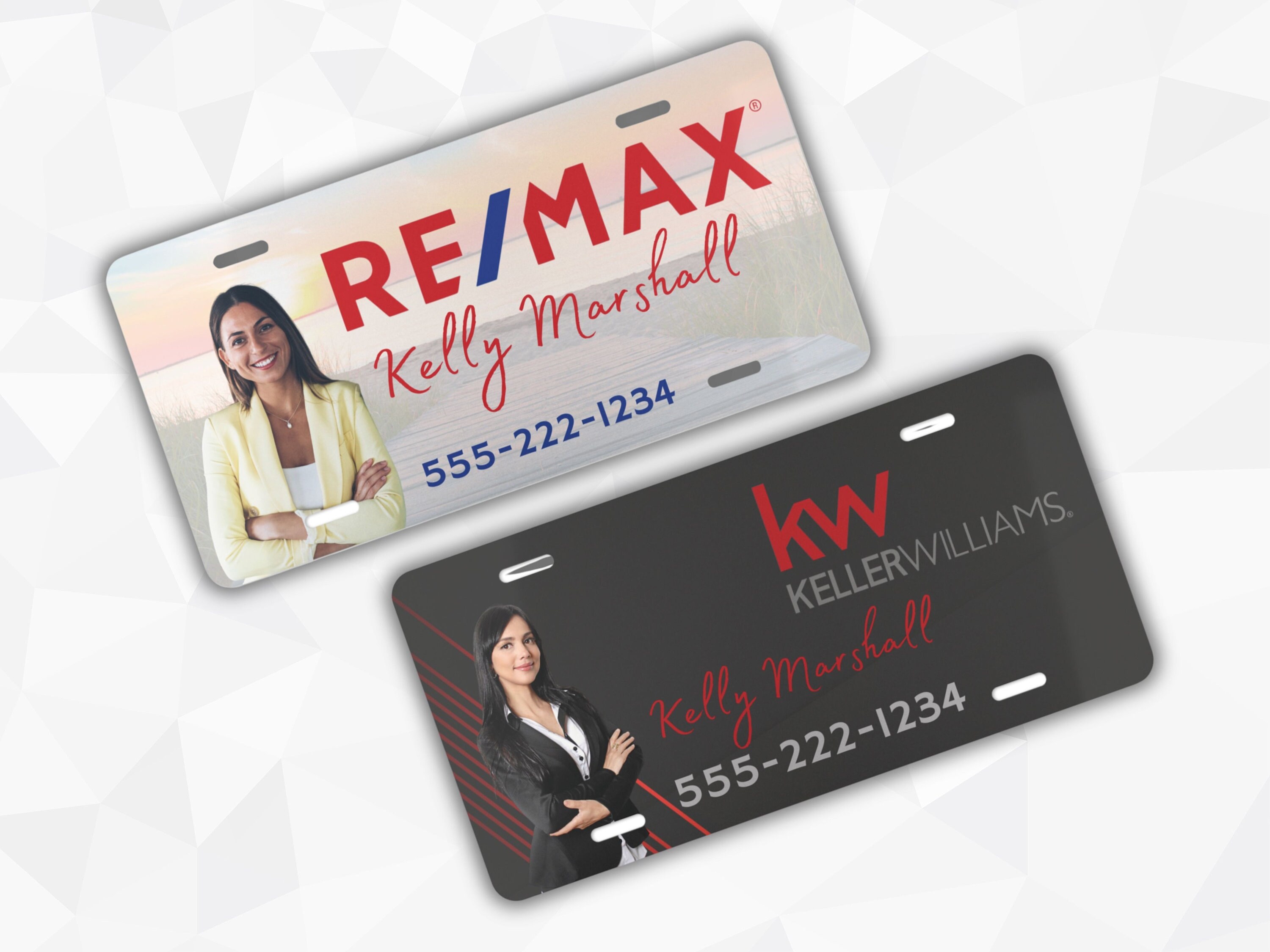 Realty Full Color Vanity License Plate, Fully Personalized Realtor ...