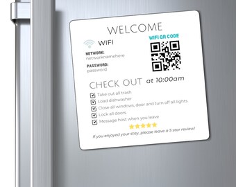 Qr Code Fridge Magnet - Etsy