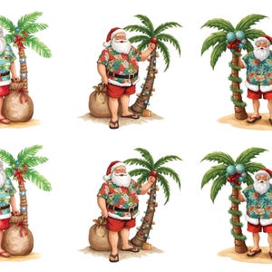 Beach Santa Rice Paper FREE SHIPPING, A4 Size or A5, 3 Size Choices ...