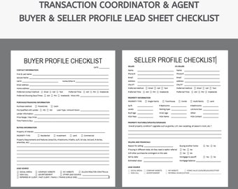 Seller Transaction Checklist - Etsy