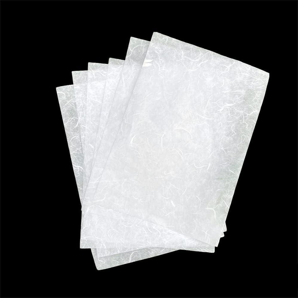 Blank Natural Fiber A4 White Rice Paper for Decoupage Crafts, White ...