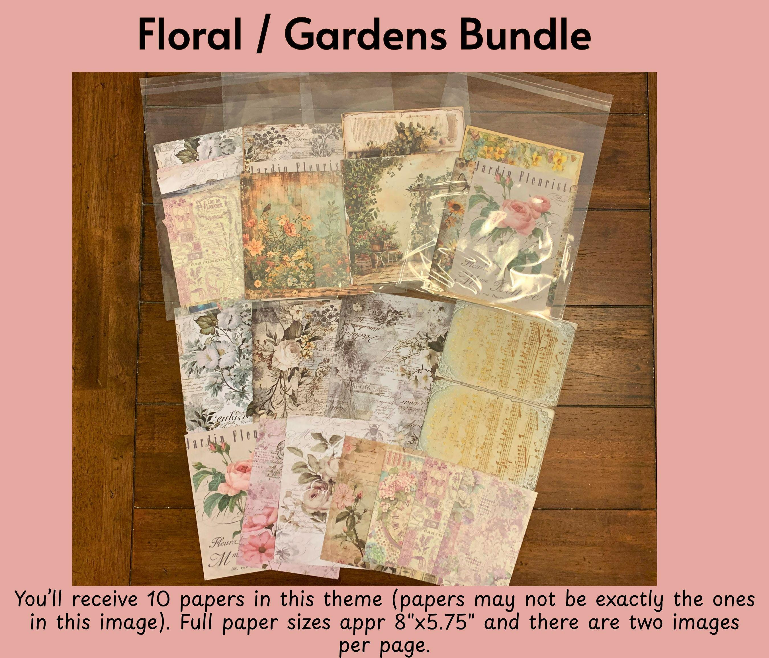 Scrapbook Paper Pack Bundle, Decoupage Paper, Various Themes & Holidays ...