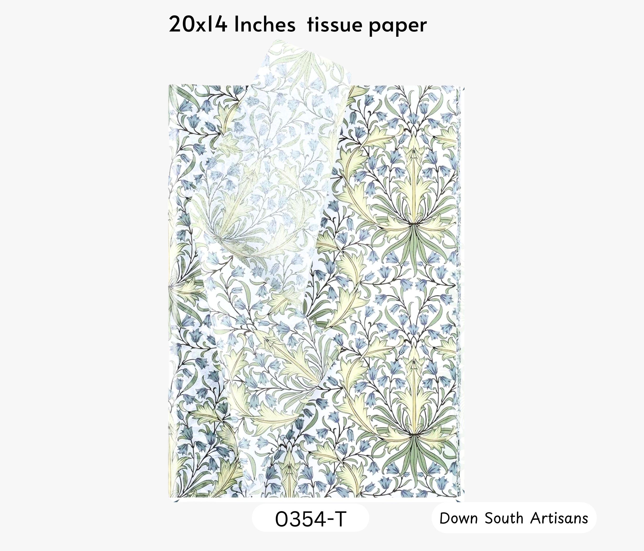 Decoupage Tissue Papers, William Morris Style Large Sheet Tissue Papers ...