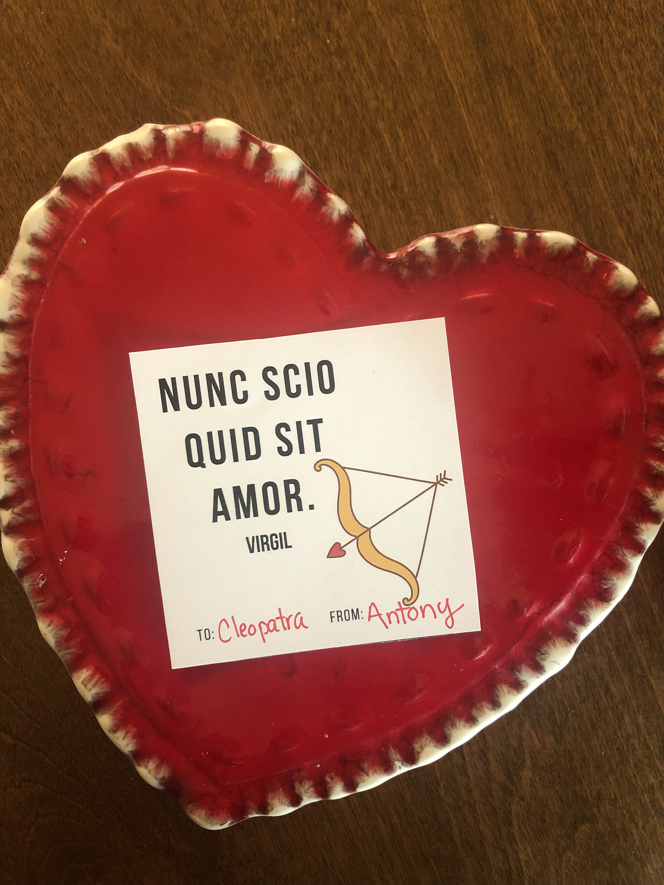 Classical Latin Quote Printable Class Valentines - Etsy