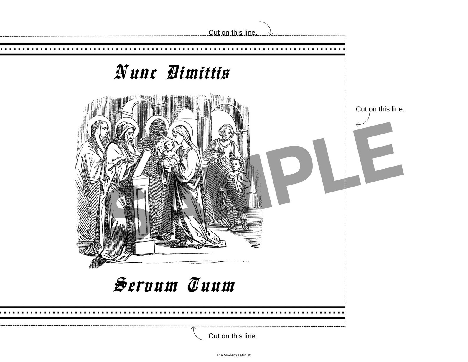 Candlemas Candle Wrap Catholic Printable - Etsy