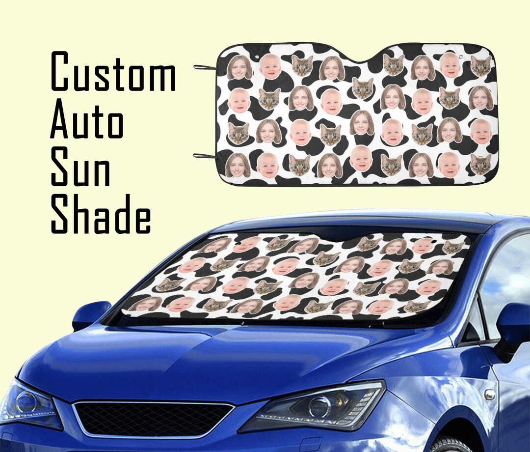 Customized Car Sun Shade With Pet Photos,custom Dog Sun Shade With ...