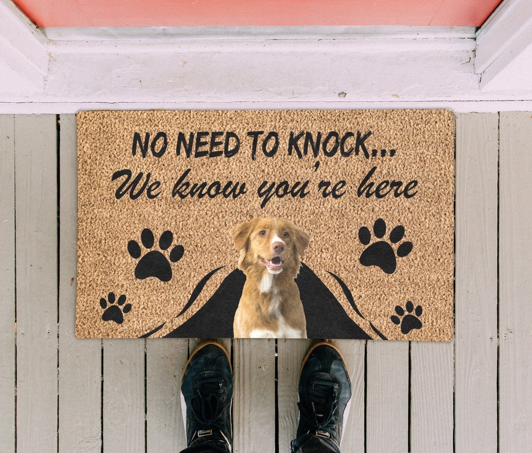 Custom Pet Photo Doormat Outdoor Funny Welcome Floor Matprint ...