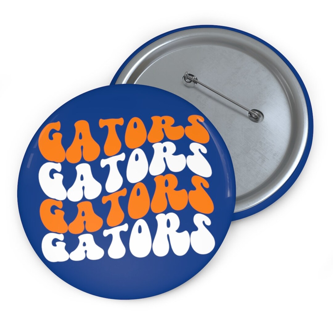 Groovy Florida Button | Game Day Pin | Football - Etsy