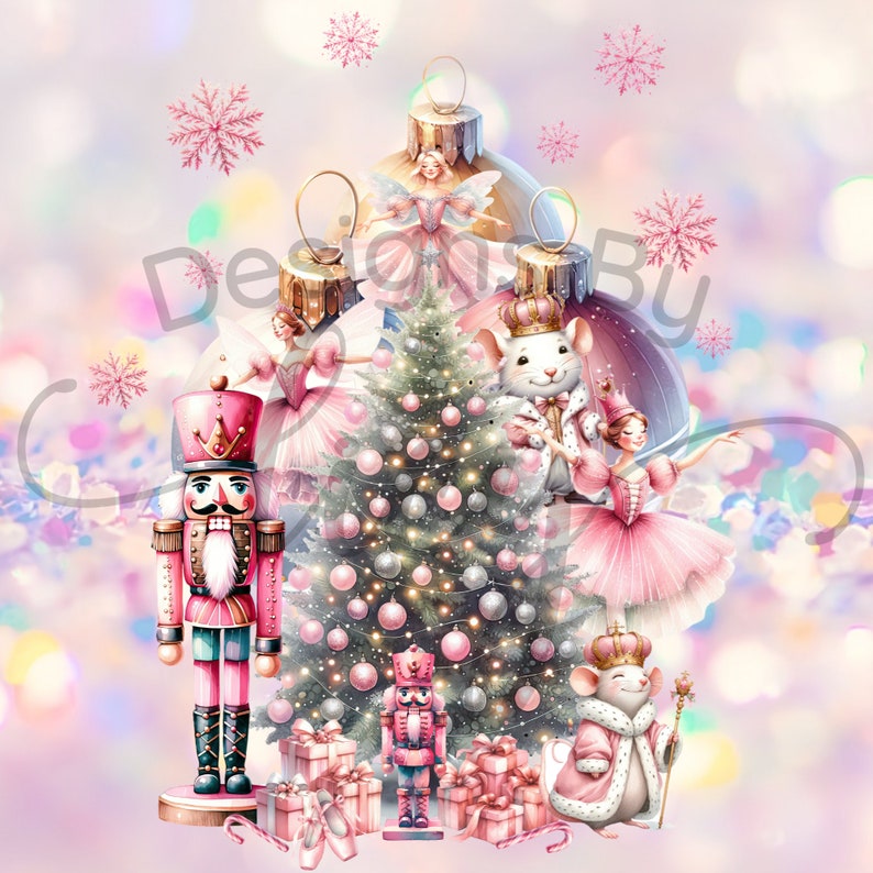 Christmas Tree Nutcracker Ballet Ballerina PNG - Etsy