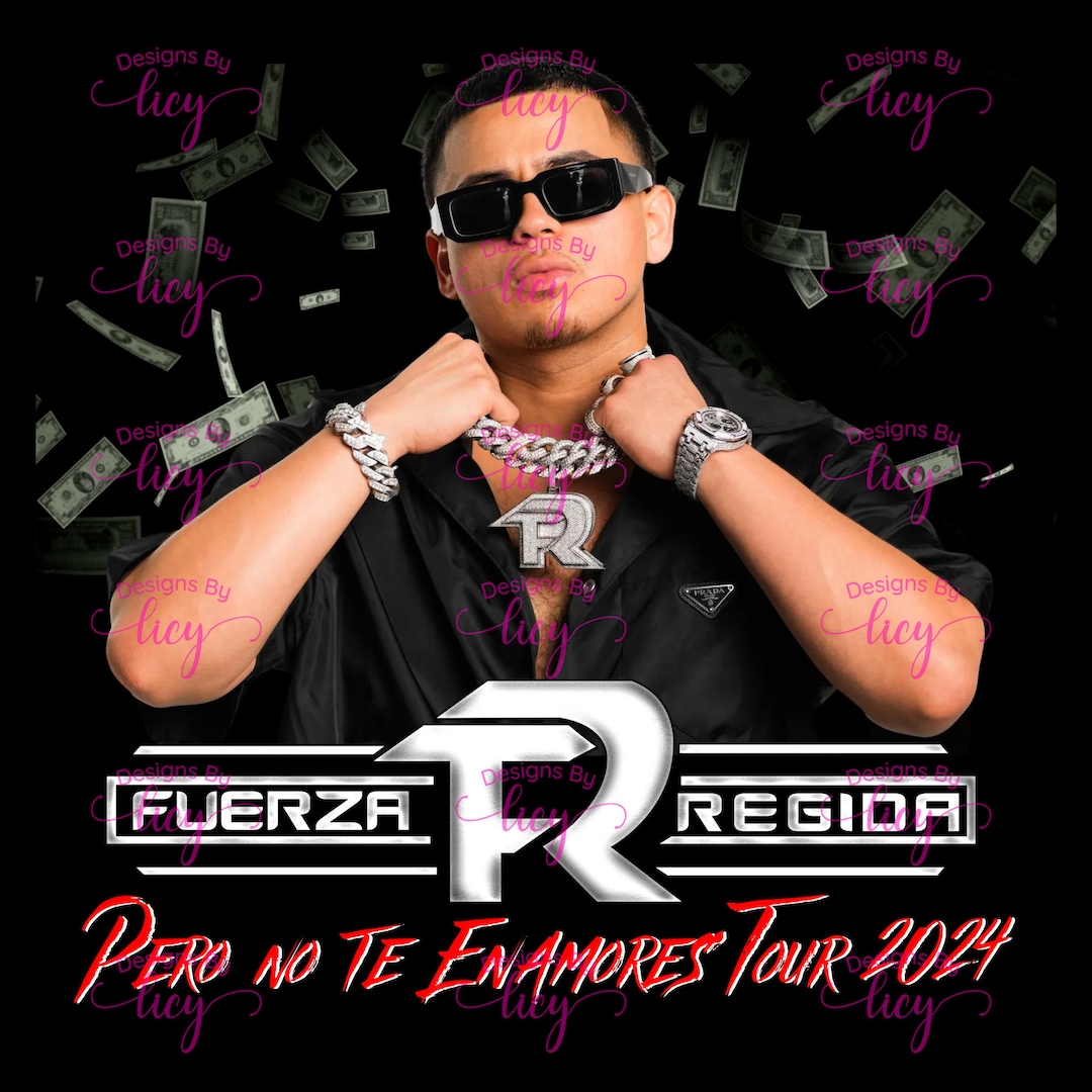JOP Fuerza Regida Pero No Te Enamores Tour PNG Jesus Ortiz Paz - Etsy