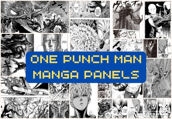 70 One Punch Man Manga Panels Wall Collage Kit Manga Wall - Etsy