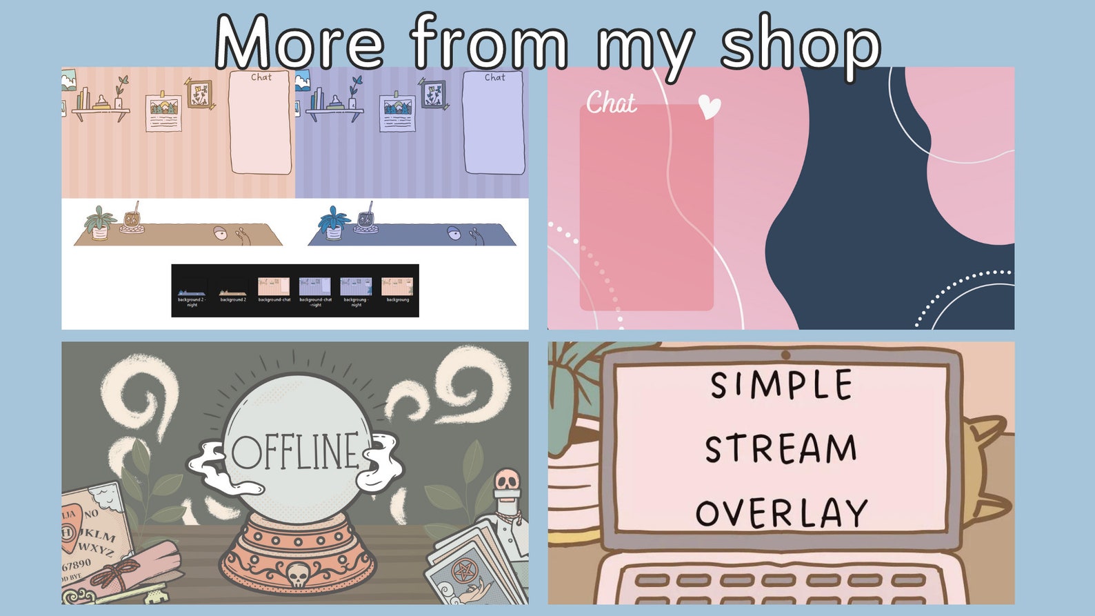 Desk and Tables - Assets for Vtuber | 12 Colors | Vtuber Streaming Room ...